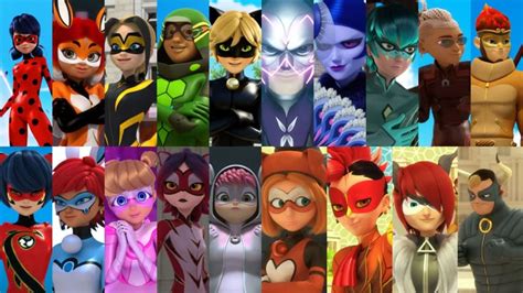 All Chinese Miraculous Holders Except Queen Bee Miraculous Ladybug