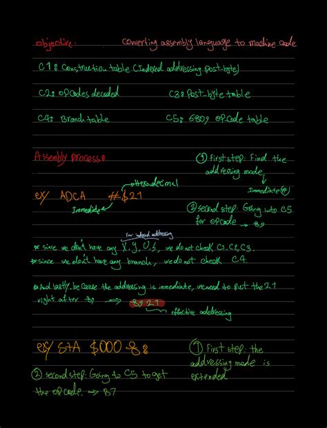 6809 Motorolaassembly Objective Converting Assemblylanguage To