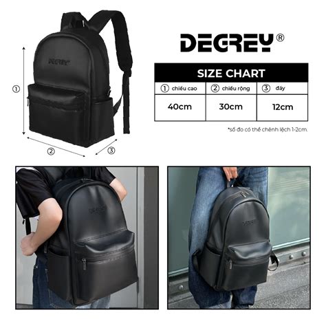 Balo Da Thời Trang Degrey Leather Basic Balo Lbb Shopee Việt Nam