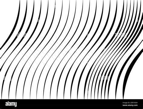 Abstract Wavy Waving Billowy And Undulating Lines Stripes Squiggly