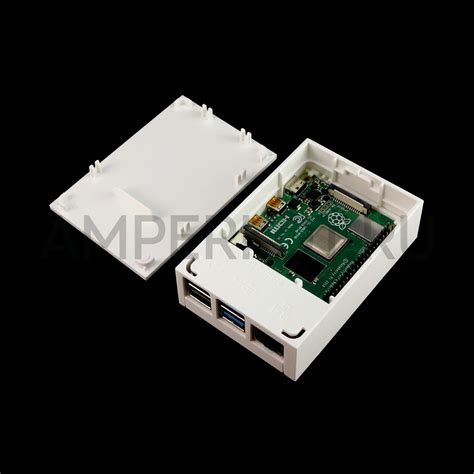 Купить Пластиковый корпус для Raspberry Pi 4 ASM 1900136 11 белый