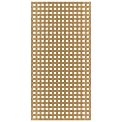 4 Ft X 8 Ft Pressure Treated Spruce Pine Fir Wood Square Lattice