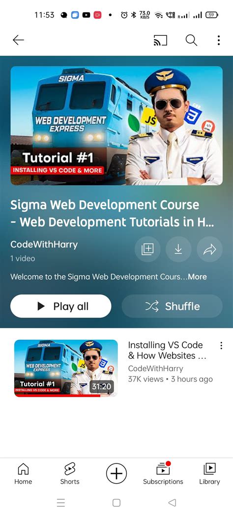 Souvik Chattaraj On Linkedin Sigmawebdevelopmentcouse Webdevelopment Codewithharry