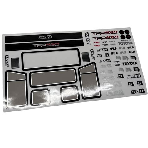 Element Rc Zuul Window And Emblem Decal Kit Sor Rc Products
