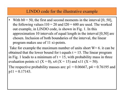Linear Programming Formulation In Inventory Management Decision