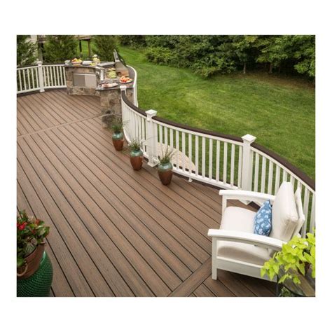 Planche De Terrasse Composite Transcend Tropicals Rainuré Spiced