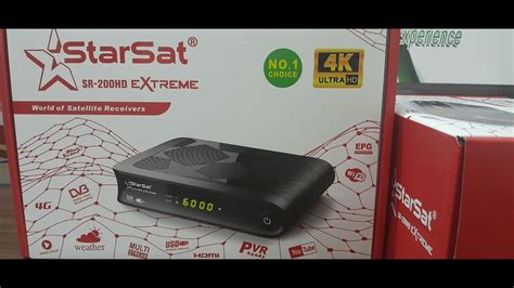 Starsat Sr 200hd Extreme 4k Uhd Digital Satellite Receiver 10bit
