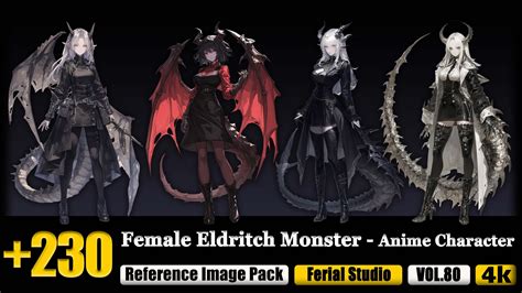 Artstation 230 Female Eldritch Monster Anime Character Reference