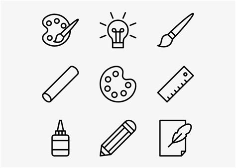 Desing And Paiting Tools Linear Adobe Freehand 600x564 Png Download