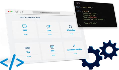 Concepto Móvil Implementa Nuestras Api S