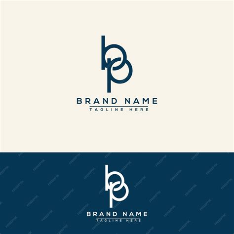 Premium Vector Pb Logo Design Template Vector Graphic Branding Element