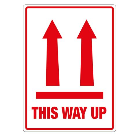 This Way Up Label Uk Packaging Shop In Partnership With Uk Packaging