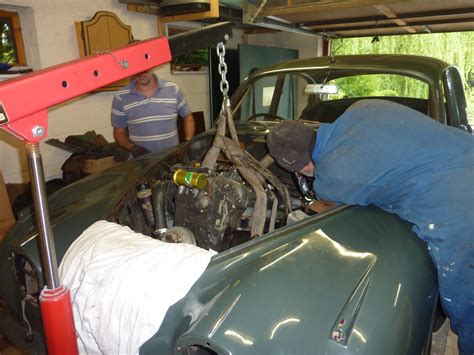 July 2015 Pulling The Motor 1962 Jaguar Mk2 Restoration