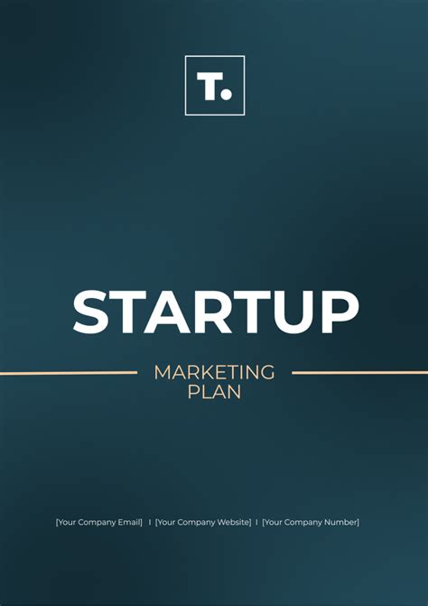 Free Startup Marketing Plan Template To Edit Online