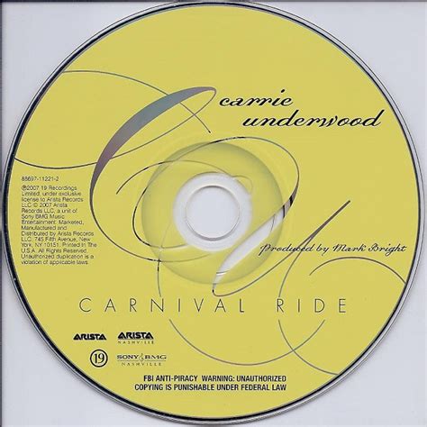 Carrie Underwood Carnival Ride Cd Album Rp Bulltrax Records
