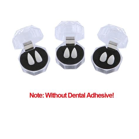 Buy 2pcs Halloween Cosplay Vampire Fangs Werewolf Teeth Fancy Dress