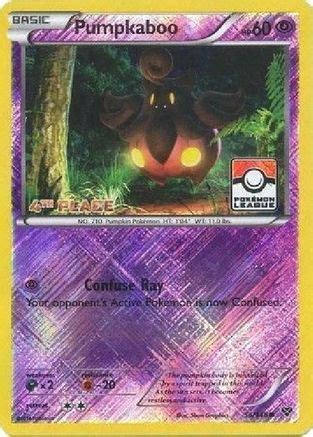 Pumpkaboo 56146 Pokemon League 4th Place League And Championship