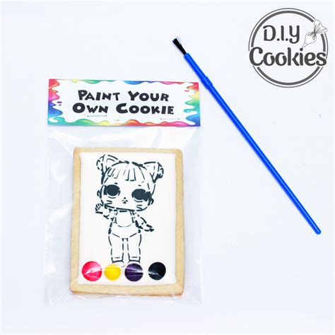 Paint Your Own Cookie Lol Doll Kitty Diy Cookies