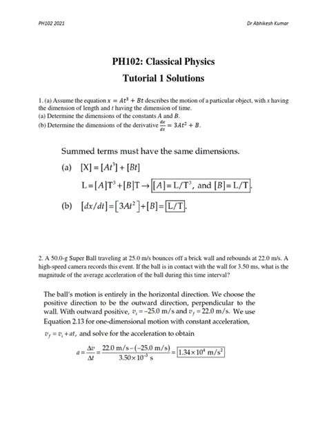 Tutorial 1 Solutions Pdf