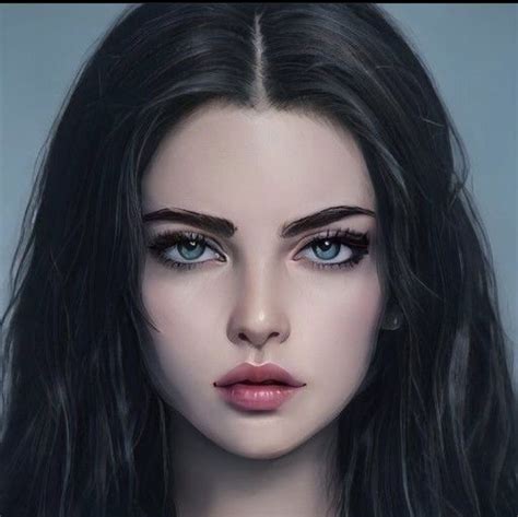Brunette Green Eyes Black Hair Green Eyes Girls With Black Hair