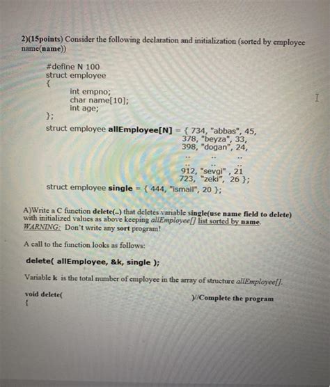Solved Points Consider The Following Declaration And Chegg