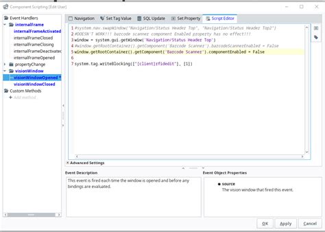 Sepasoft Barcode Scanner Re Intialize Scanning Listener Ignition Inductive Automation Forum