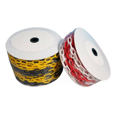 2 Color Plastic Warning Chain Buckle Protective Chain Cone Isolation