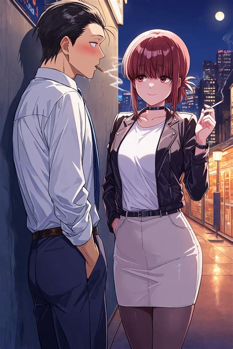Il Sasaki Tayama Yamada Smoking Behind The Supermarket With You