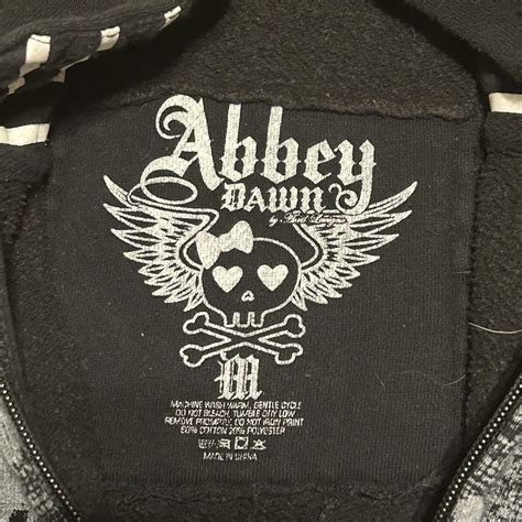 Super Rare Y2k Abbey Dawn By Avril Levine Skull Zip Depop