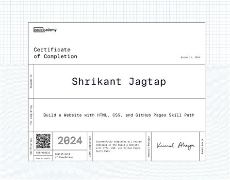 Shrikant Jagtap On Linkedin Html Css Bootstrap Github Codecademy Frontenddevelopment