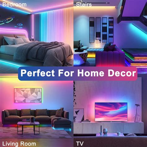Led Strip Lights Smart Light With App Remote Control Rgb Led Lights