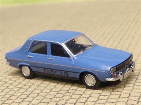 Modellspielwaren Reinhardt 187 Brekina Dacia 1300 Blau 14528