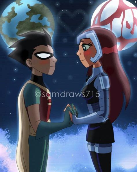 Pin By Nightfire On Robin X Starfire Teen Titans Robin Teen Titans Fanart Starfire And Raven