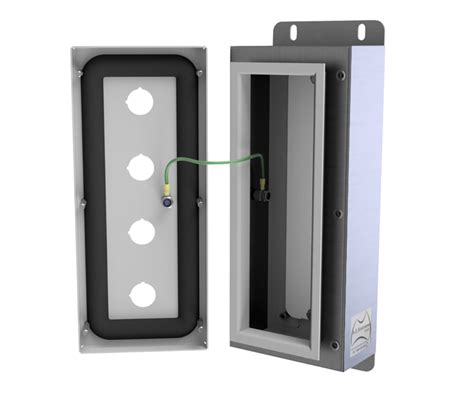 316l Stainless Steel Pushbutton Station 280hx120wx90d 4 Hole Ae