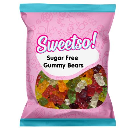 Sugar Free Gummy Bears 1kg Stocktons Wholesale Sweets