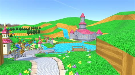 Super Mario Galaxy Mushroom Kingdom 3d Model By Joshvelez654 F77587e