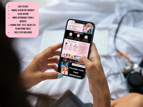 Acuity Scheduling Template Canva Template Pink And Black Etsy Acuity Scheduling Template Canva Template Pink And Black Etsy