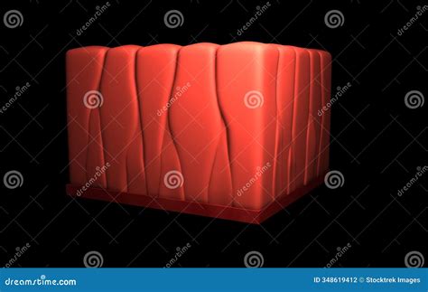 Conceptual Image Of Pseudostratified Columnar Epithelium Stock