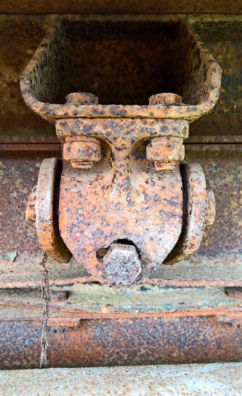 Rusty Bracket Looks Like An Aztec God Rpareidolia