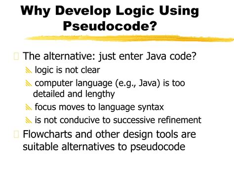 Ppt Mastering Program Logic With Pseudocode A Beginners Guide