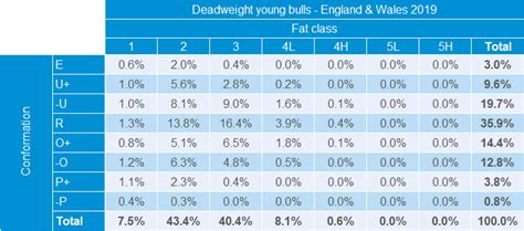 2019 Cattle Throughputs On The Europ Grid In England And Wales And
