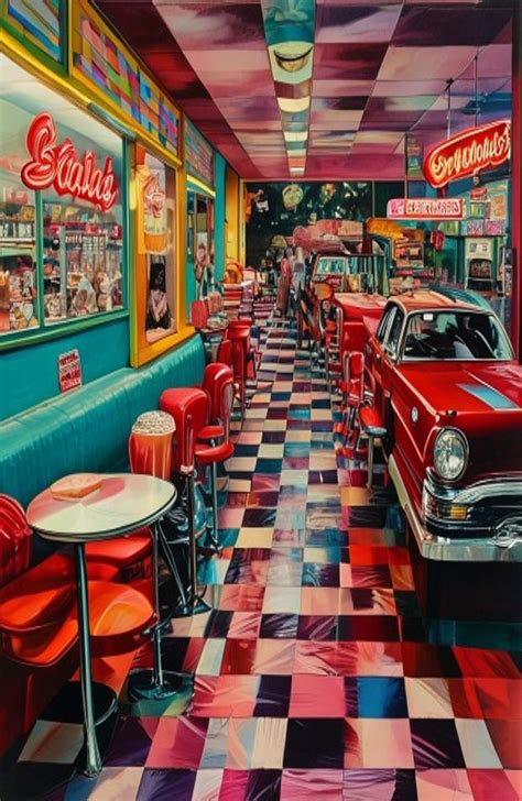 🔥 Free Download 50s Diner Wallpaper By Amya78 Wallpapersafari