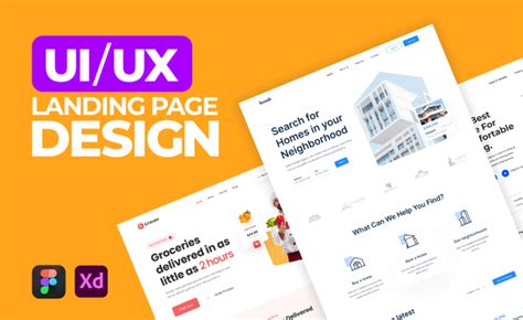 do website ui design mobile app ui ux landing page design in figma by