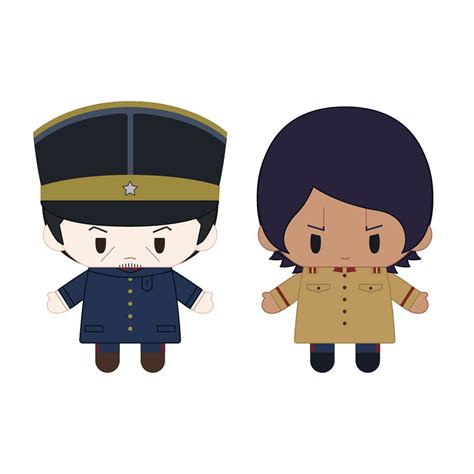黃金神威 日版 「月島軍曹 鯉登少尉」指偶公仔掛飾 Buywayhk
