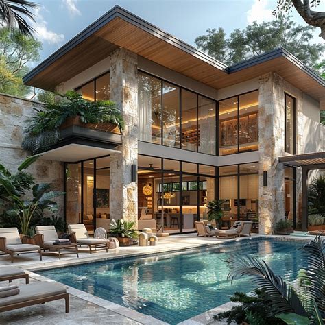 Glossy Contemporary Beach House In Miami Coastal Luxury 🏖️🏠