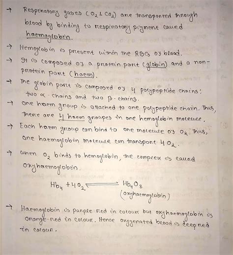 Solved To Say That Hemoglobin Hb Is Fully Saturated Means That