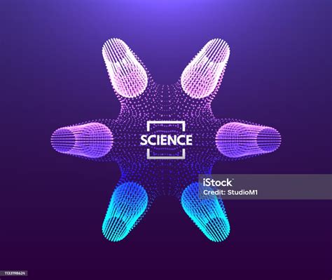3d 연결 구조 미래 지향적 인 기술 스타일 추상적인 디자인입니다 벡터 일러스트입니다 데이터에 대한 스톡 벡터 아트 및 기타 이미지 Istock