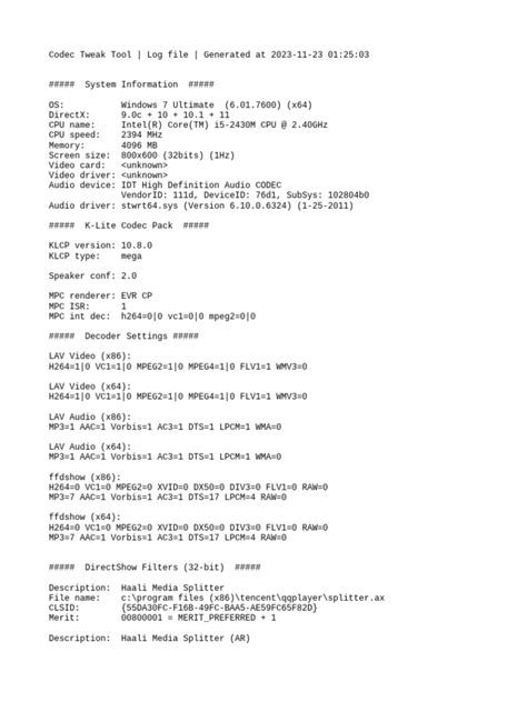 Klcp Codec Log Pdf Data Compression Computing