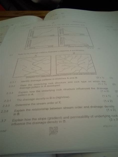 2372×12231 Identify Drainage Patterns In Sketches A And B T