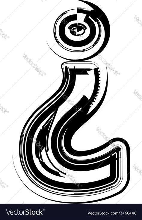 Abstract Question Mark Art